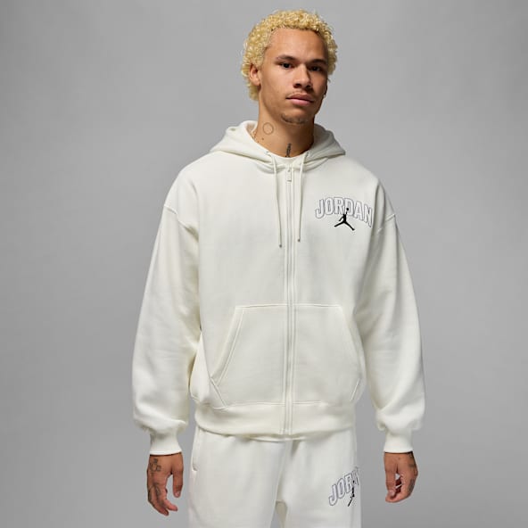 Jordan White Hoodies Sweatshirts. Nike UK
